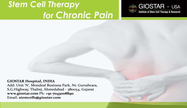 Chronic Pain Treatment, Stem Cell Therapy for Chronic Pain in India